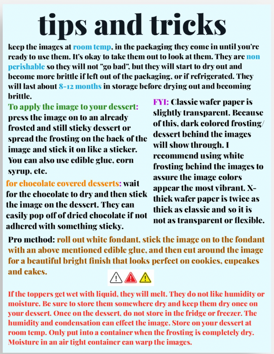 Edible Images for all of your dessert needs – edibleimagesmichigan